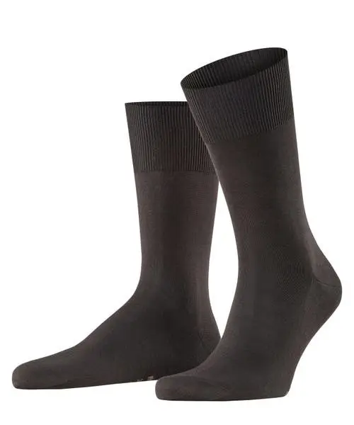 Falke Firenze Elastic Free Dress Socks - Brown