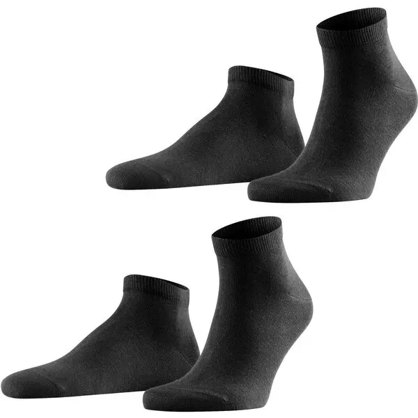 Falke Happy Cotton Sneaker Socks - Black