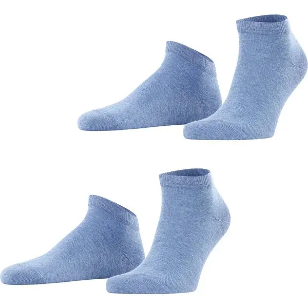 Falke Happy Cotton Sneaker Socks - Light Denim