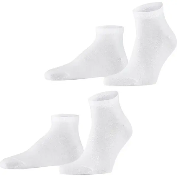 Falke Happy Cotton Sneaker Socks - White
