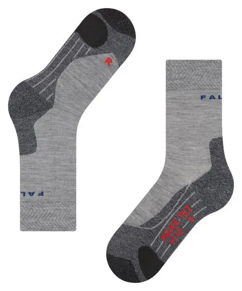 Falke Tk2 Explore Melange Hiking Socks - Mid Grey Melange