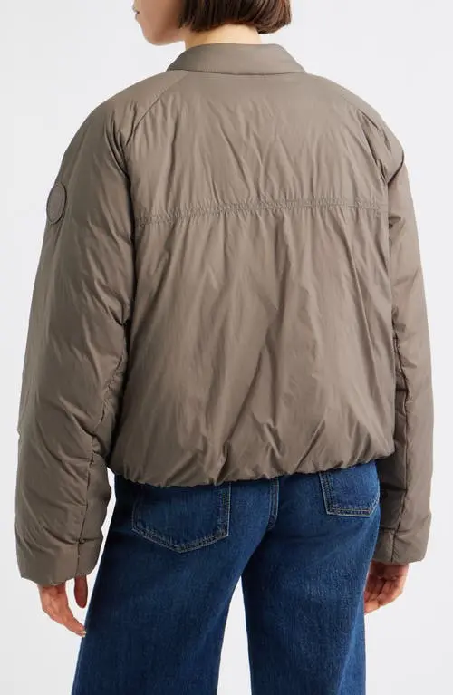 Canada Goose Elba 750 Fill Power Down Packable Bomber Jacket - Taupe Grey