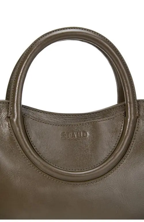 Staud Mini Maude Leather Satchel - Truffle