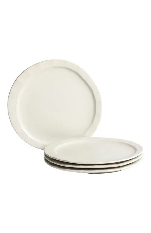 STONE + LAIN Oasis Stoneware 4-piece Dinner Plate Set