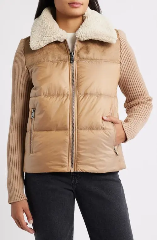 Bernardo Breck Ecoplume™ Puffer Knit Jacket