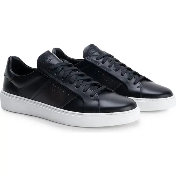 Robert Barakett Dion Leather Sneaker - Black