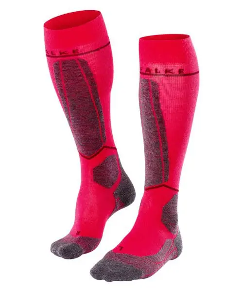 Falke Sk4 Advanced Compression Light Ski Socks - Rose