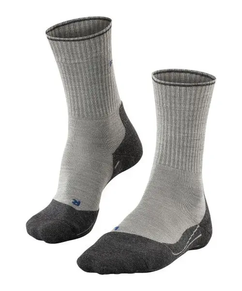 Falke Tk2 Explore Wool Silk Hiking Socks - Light Grey