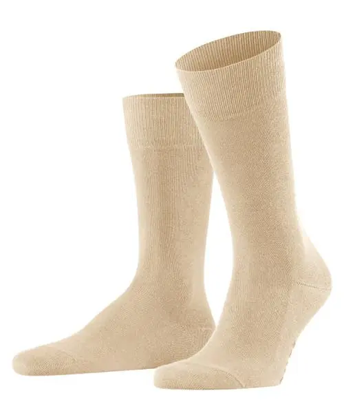 Falke Family Sustainable Cotton Dress Socks - Sand