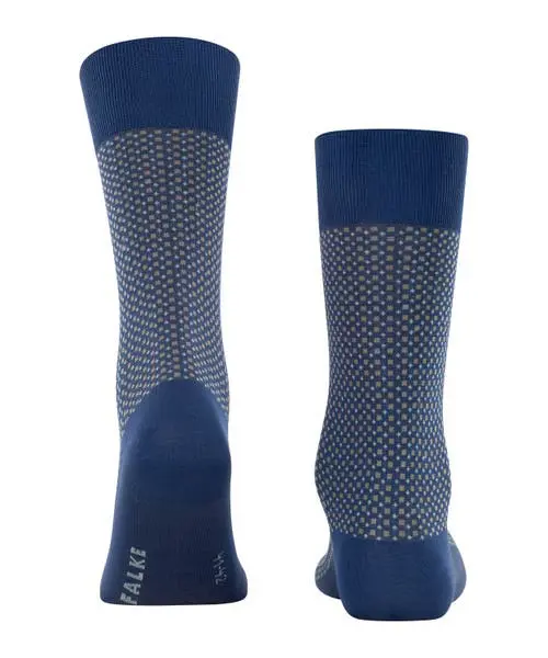 Falke Patterned Dress Socks - Royal Blue