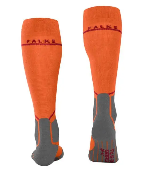 Falke Sk4 Advanced Compression Light Ski Socks - Flash Orange