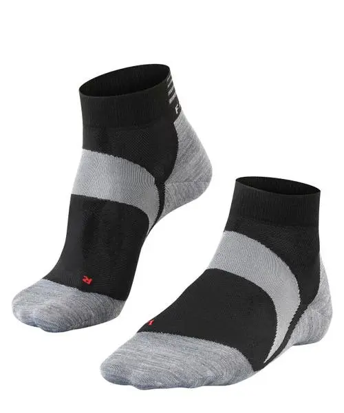 Falke Bc6 Pro Cycling Ankle Socks - Black-mix