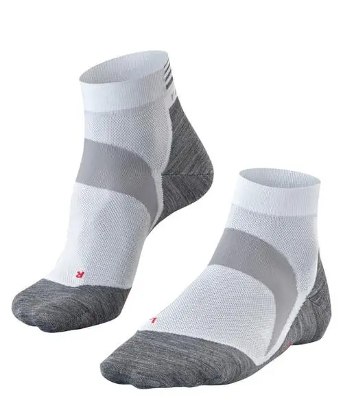Falke Bc6 Pro Cycling Ankle Socks - White-mix
