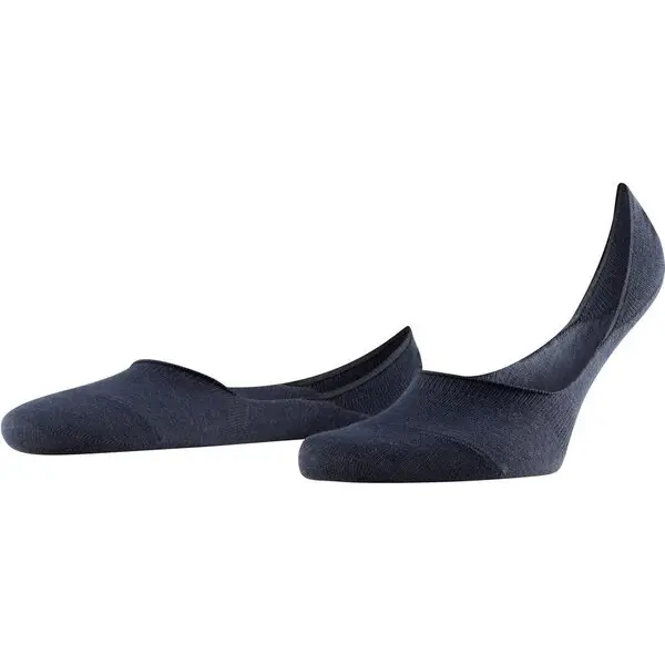 Falke Step Cotton No Show Socks - Dark Navy