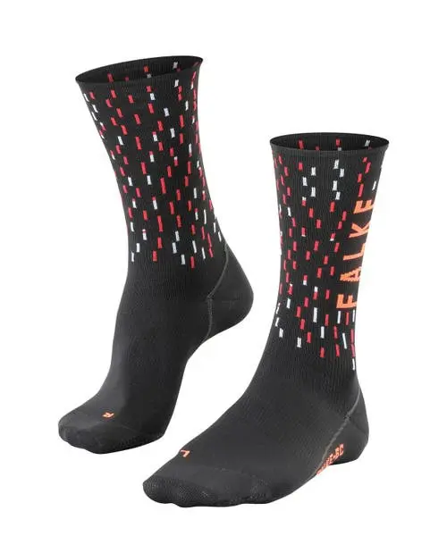 Falke Cycling Crew Socks - Black Peloton
