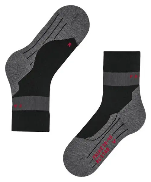 Falke Compression Stabilizing Running Socks - Black-mix