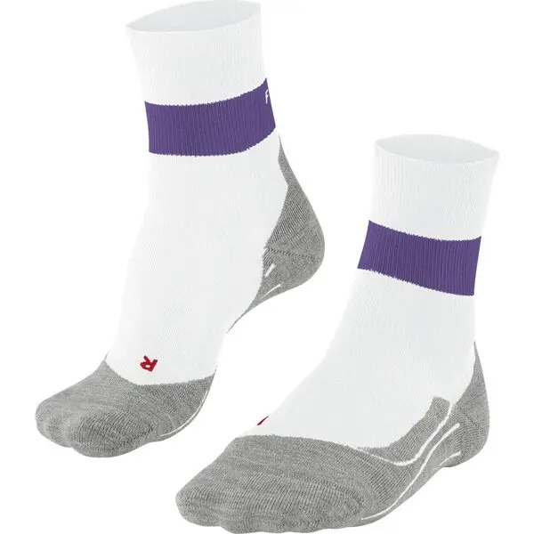 Falke Compression Stabilizing Running Socks - White
