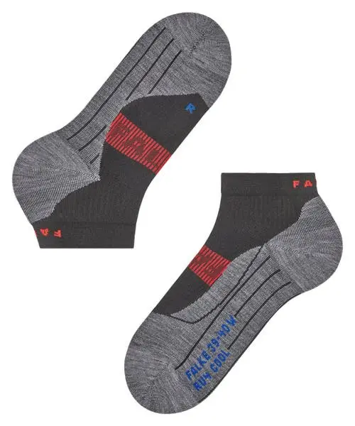Falke Ru4 Endurance Cool Short Running Socks - Black