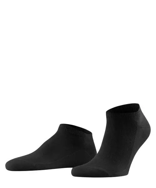 Falke Family Sustainable Cotton Sneaker Socks - Black