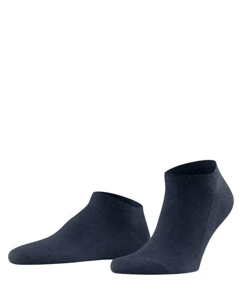 Falke Family Sustainable Cotton Sneaker Socks - Navy Melange