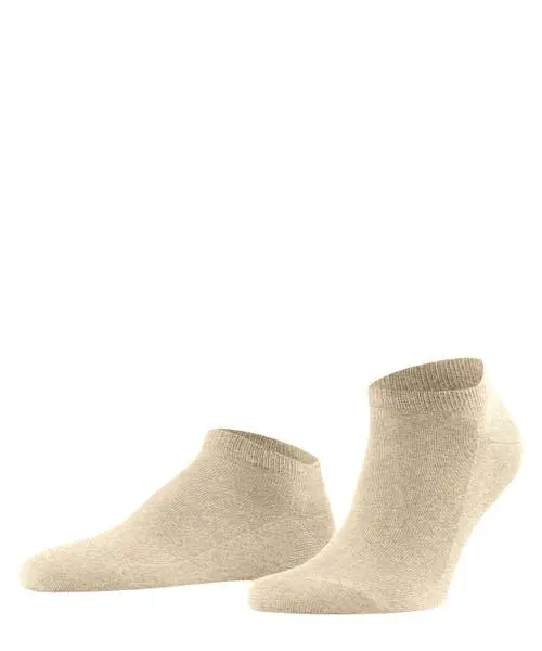 Falke Family Sustainable Cotton Sneaker Socks - Sand Melange