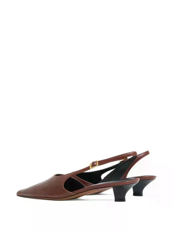 MANSUR GAVRIEL Anna Slingback Heeled Pumps - Red