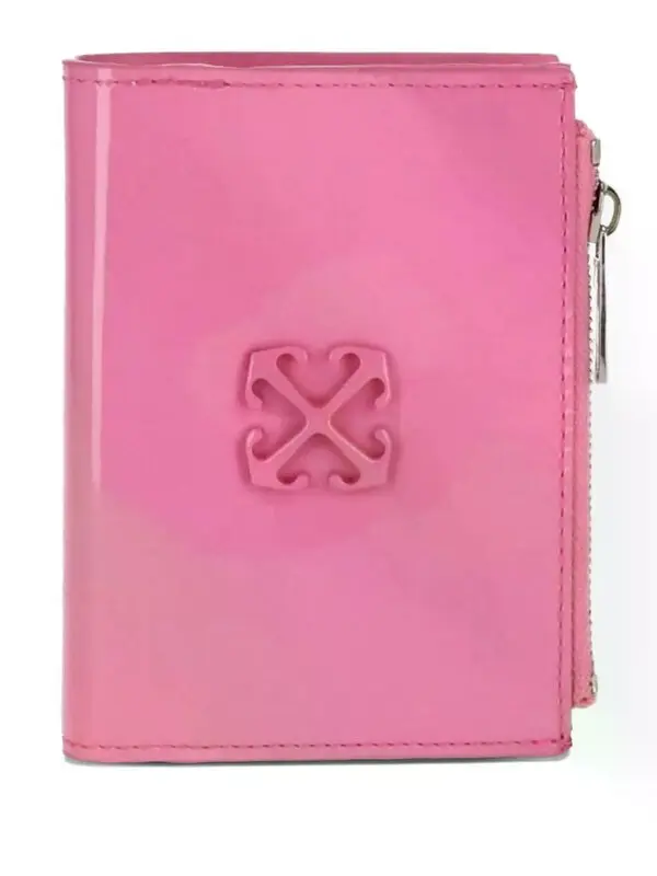 Off-White Arrows Zip Wallet In Pink - 31% Off | Editorialist