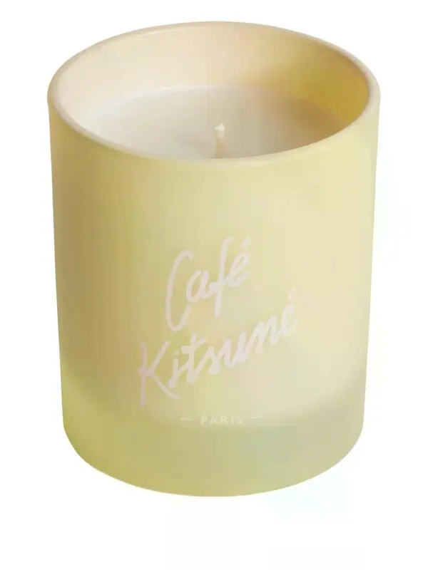 CAFÉ KITSUNÉ Logo-print Candle