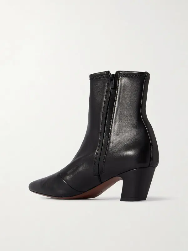 LOEFFLER RANDALL Doria Leather Ankle Boots