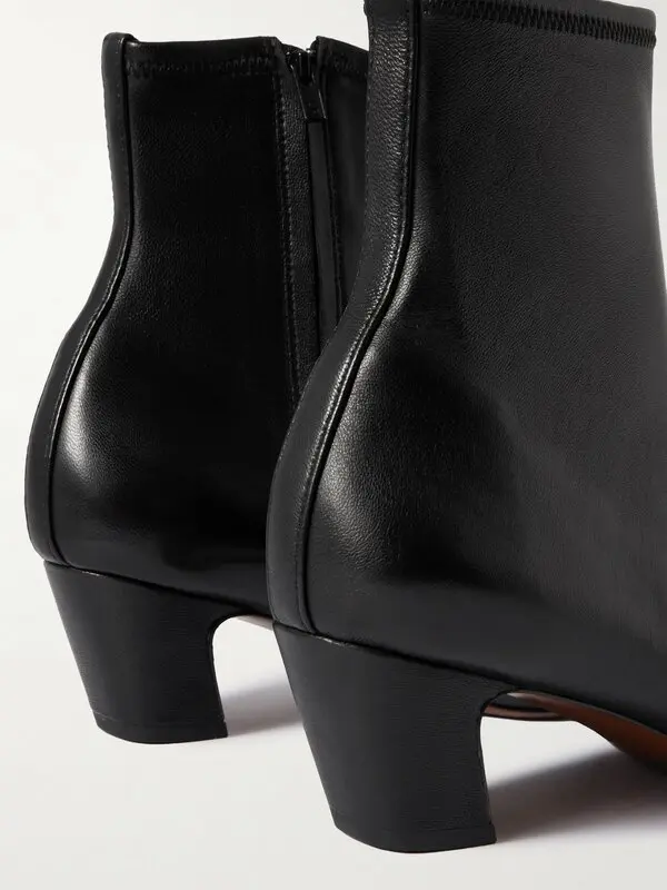 LOEFFLER RANDALL Doria Leather Ankle Boots