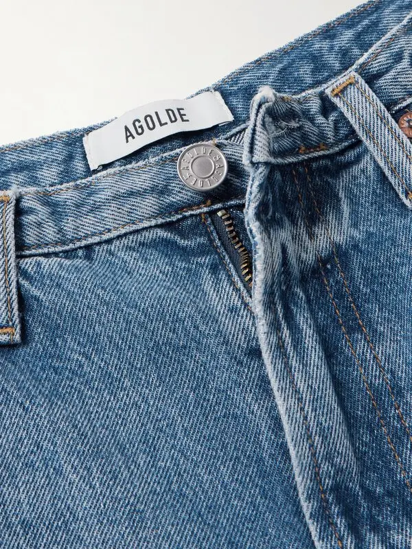 AGOLDE Keira Mid-rise Wide-leg Organic Jeans