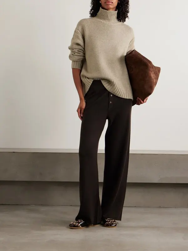 Guest In Residence Cashmere Turtleneck Sweater