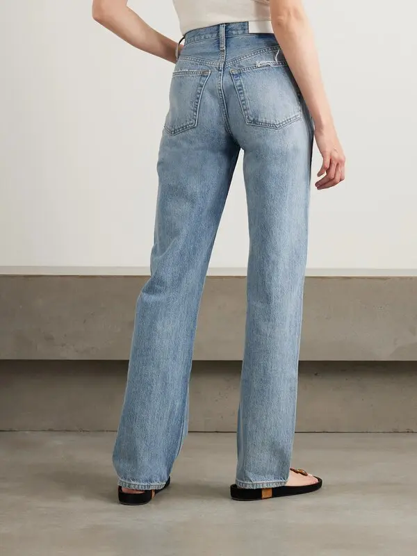 RE/DONE 90s High-rise Straight-leg Organic Jeans