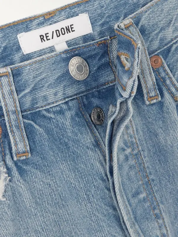 RE/DONE 90s High-rise Straight-leg Organic Jeans