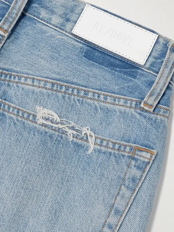 RE/DONE 90s High-rise Straight-leg Organic Jeans