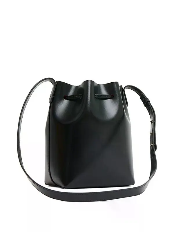 MANSUR GAVRIEL Mini Leather Bucket Bag - Black