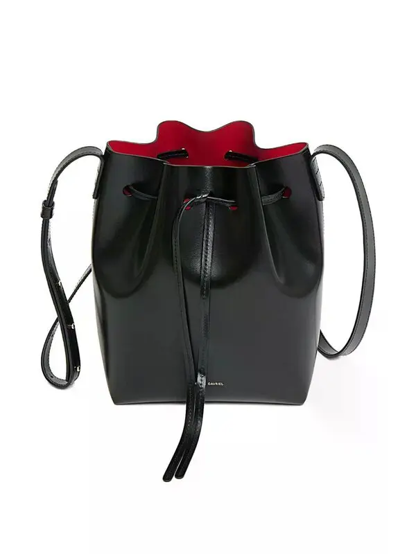 MANSUR GAVRIEL Mini Leather Bucket Bag - Black
