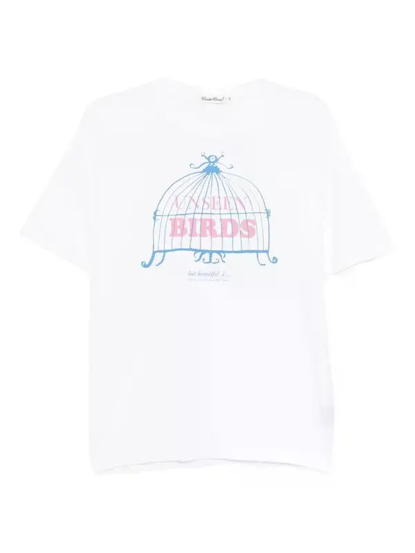 UNDERCOVERISM Graphic-print Cotton T-shirt - White