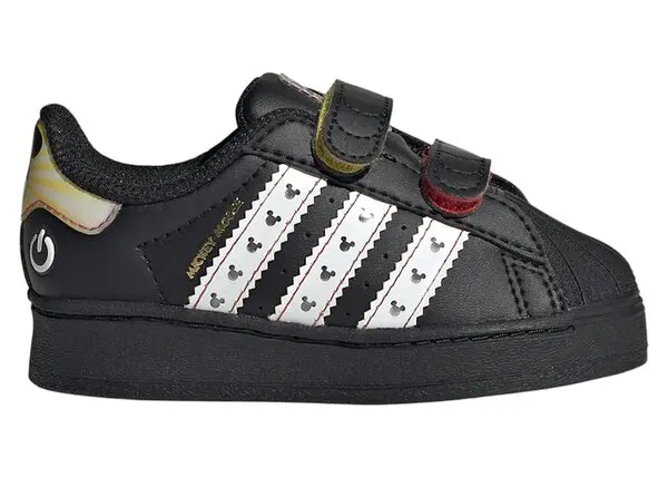 Adidas Superstar Led Lights Mickey Mouse Sneakers - Core Black/cloud White/orbit Grey