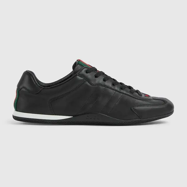 Gucci Shift Leather Sneaker - Black