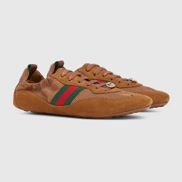 Gucci Shift Sneakers - Brown