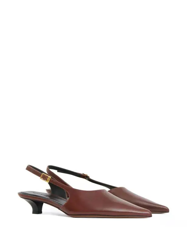 MANSUR GAVRIEL Anna Slingback Heeled Pumps - Red