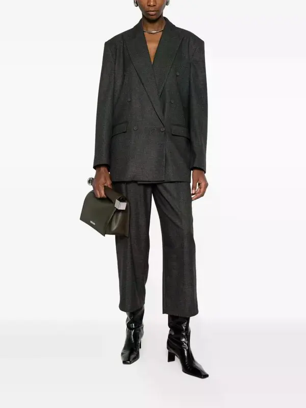THE M.. Double-breasted Fitted Jacket