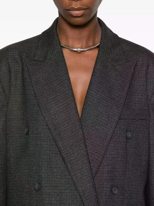 THE M.. Double-breasted Fitted Jacket