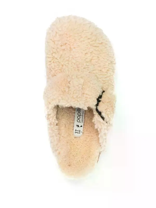 BIRKENSTOCK Boston Shearling Clogs - Neutrals