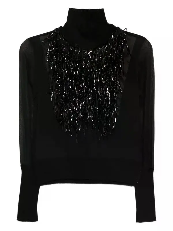 Undercover Sparkle Tassel Top