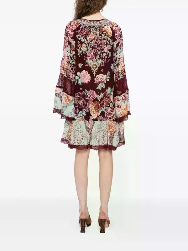 Camilla A-line Gathered Panel Dress