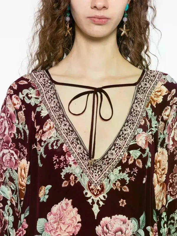 Camilla A-line Gathered Panel Dress