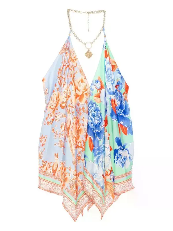 Camilla Knotted Scarf Top