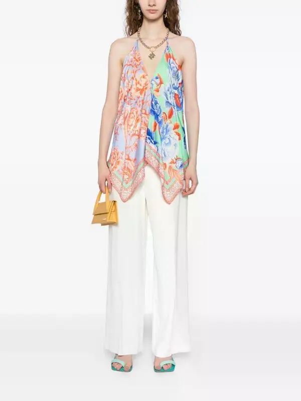 Camilla Knotted Scarf Top